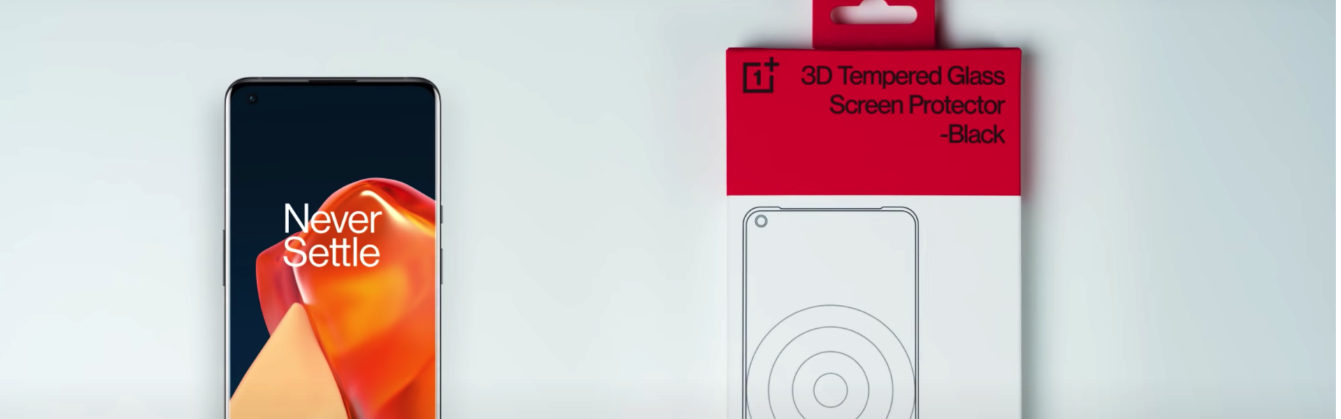 OnePlus 9 3D Tempered Glass Screen Protector