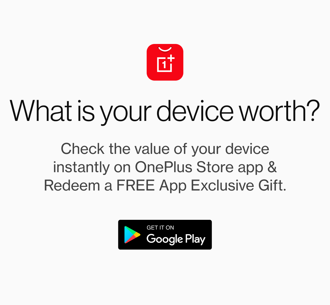 Trade-In with OnePlus | Instant credit and extra cash back