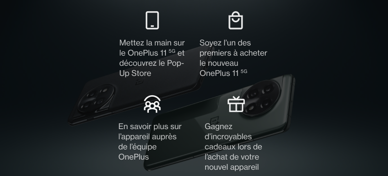 OnePlus 11 5G Pop-up Event - OnePlus (Belgique)