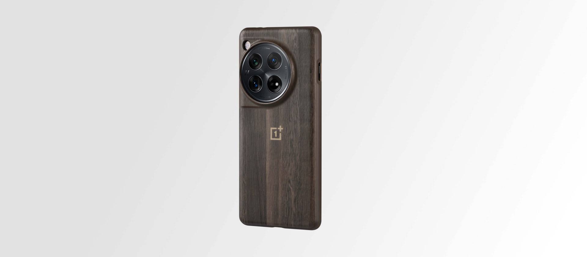 OnePlus 12 Walnut Texture Bumper Case