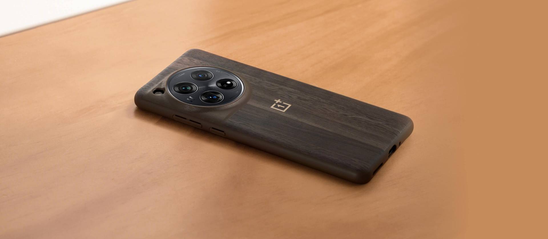 OnePlus 12 Walnut Texture Bumper Case